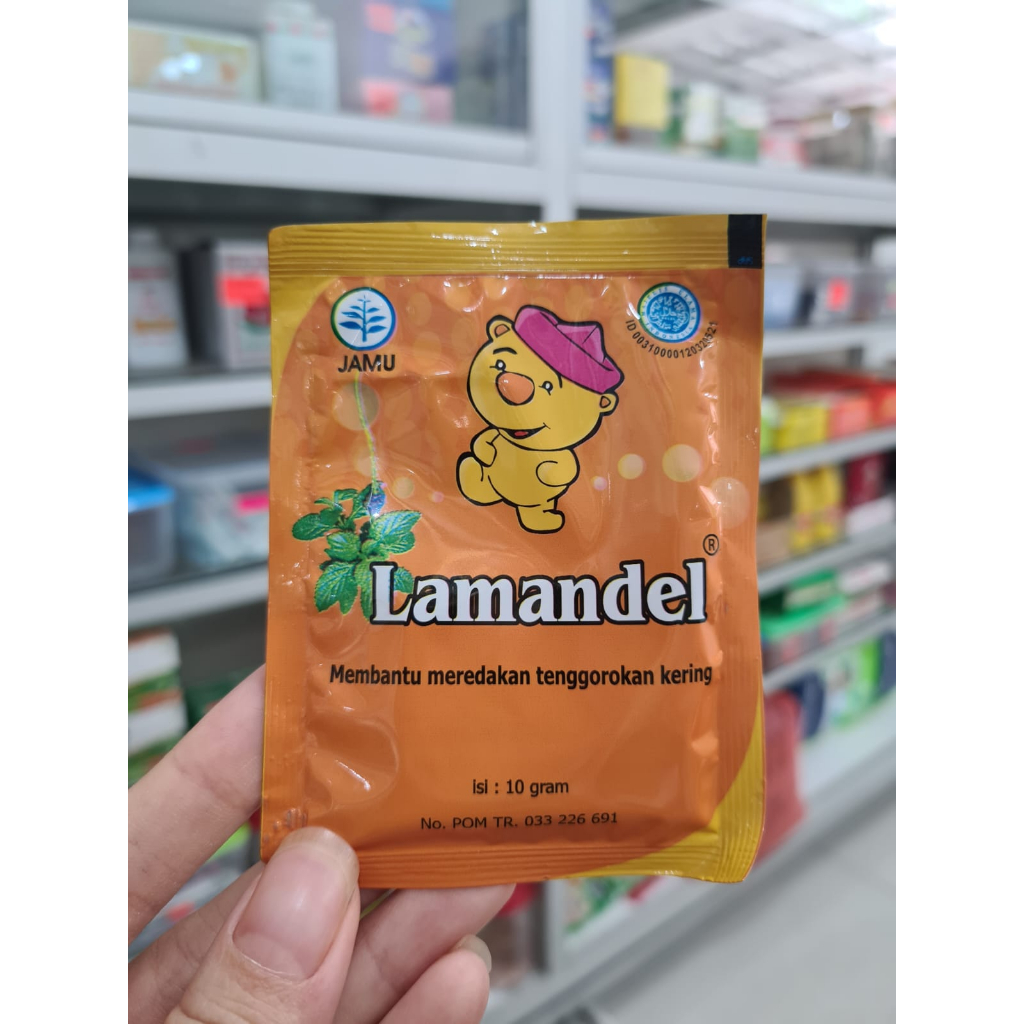 Jual LAMANDEL OBAT SAKIT TENGGOROKAN 1 SACHET / AMANDEL / TENGGOROKAN ...
