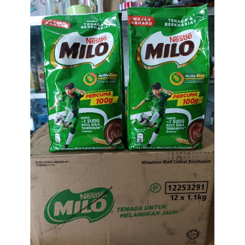 Jual Milo 1,1kg per dus/1 Dus(isi 12 pcs) | Shopee Indonesia