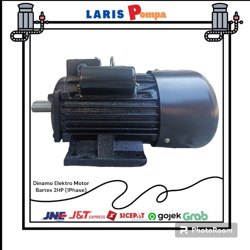 Jual Mesin Penggerak / Dinamo Elektro Motor Bartex YC100L2-4 (2HP 1Phase) | Shopee Indonesia