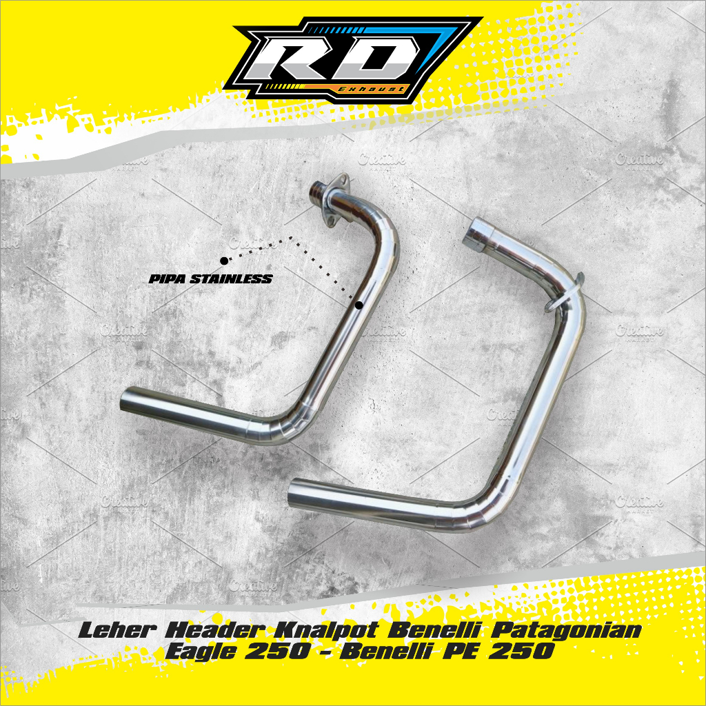 Jual Leher Header Knalpot Benelli Patagonian Eagle 250 - Benelli PE 250 ...