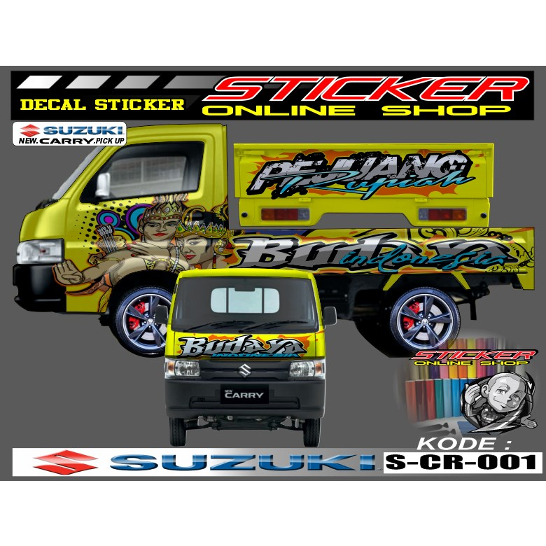 Jual DECAL STICKER PICK UP NEW CARRY FULL MOTIF | Shopee Indonesia