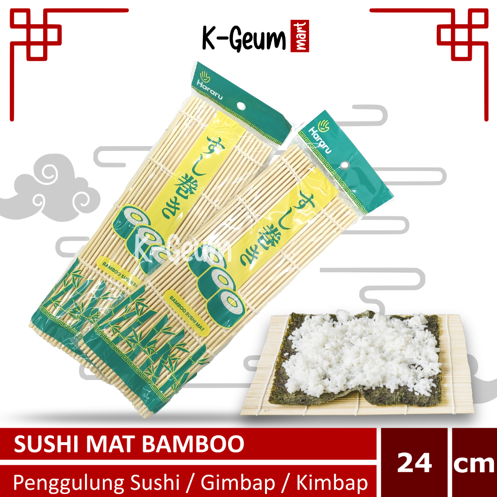 Jual Sushi Mat Bambu Makisu Penggulung Sushi Kimbab Gimbap | Shopee ...