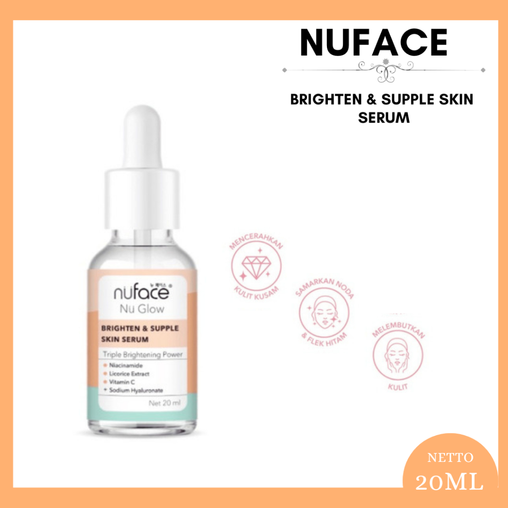 Jual Nuface Nu Glow Liquid Brighten & Supple Skin Serum 20ml | Shopee ...