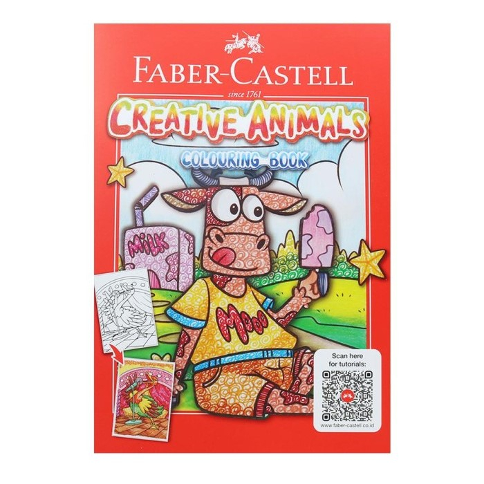 Jual BUKU MEWARNAI / COLOURING BOOK FABER CASTELL - CREATIVE | Shopee ...