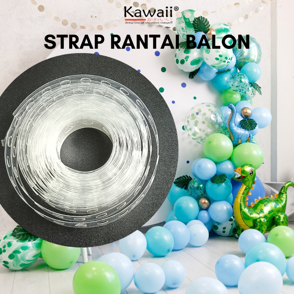Jual Kawaii Strap Rantai Pengait Klip Balon Strip Dekorasi Chain ...