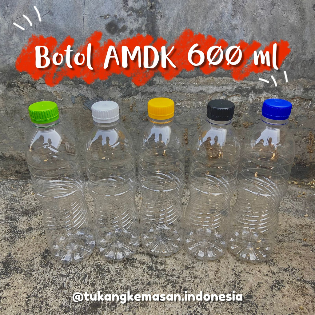 Jual (isi 20 pcs) Botol Aqua 600 ml / Botol AMDK / Botol Air Mineral ...