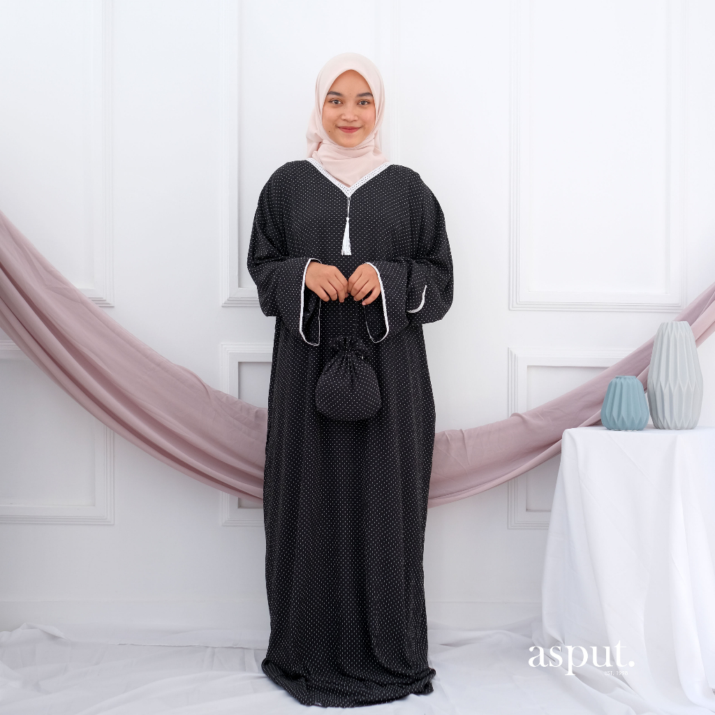 Jual ASPUT - Polka Mukena Abaya Turki | Shopee Indonesia