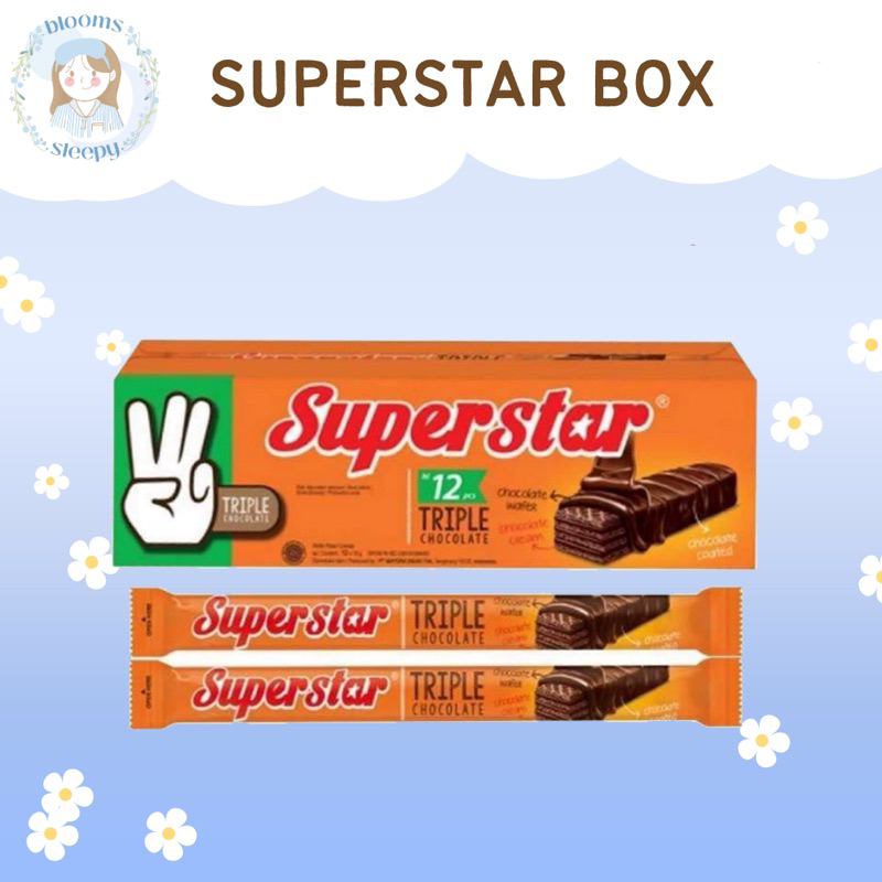 Jual SUPERSTAR TRIPLE CHOCOLATE BOX 12X16GR | Shopee Indonesia