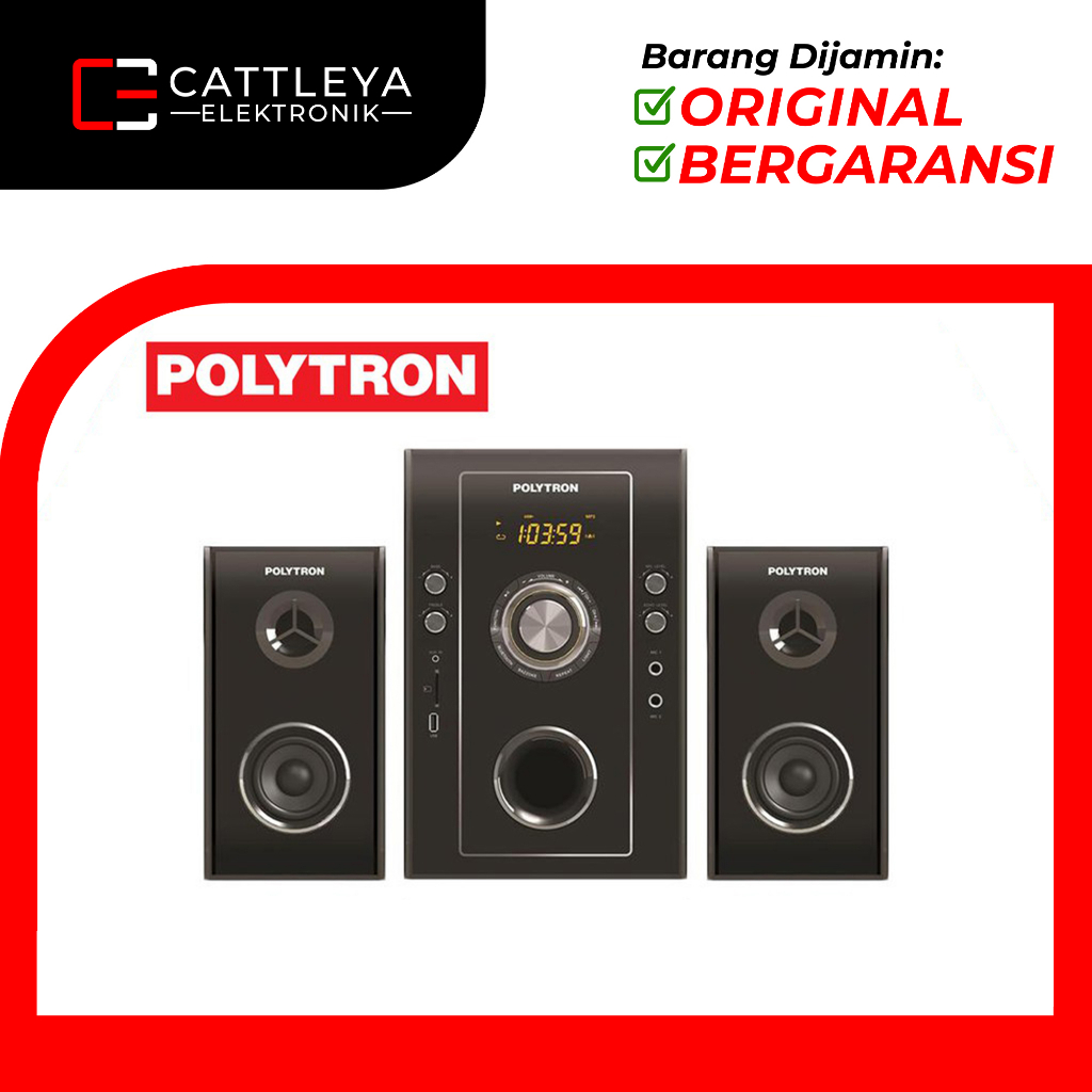 Jual [COD] POLYTRON SPEAKER PMA9503 / PMA 9503 (BLUETOOTH / AUX) GARANSI RESMI | Shopee Indonesia
