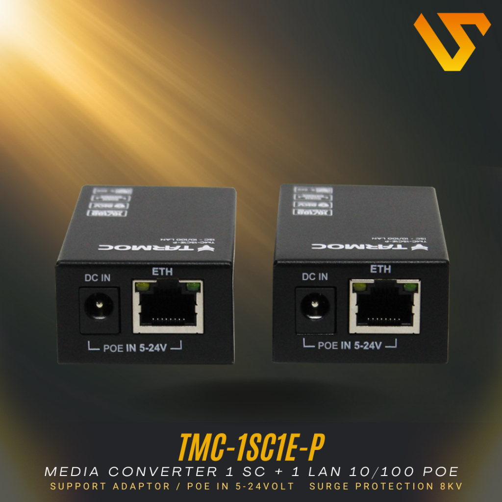 Jual Tarmoc TMC-1SC1E-P | Media Converter 1FO 1LAN / 1 FO 1 LAN 10 ...