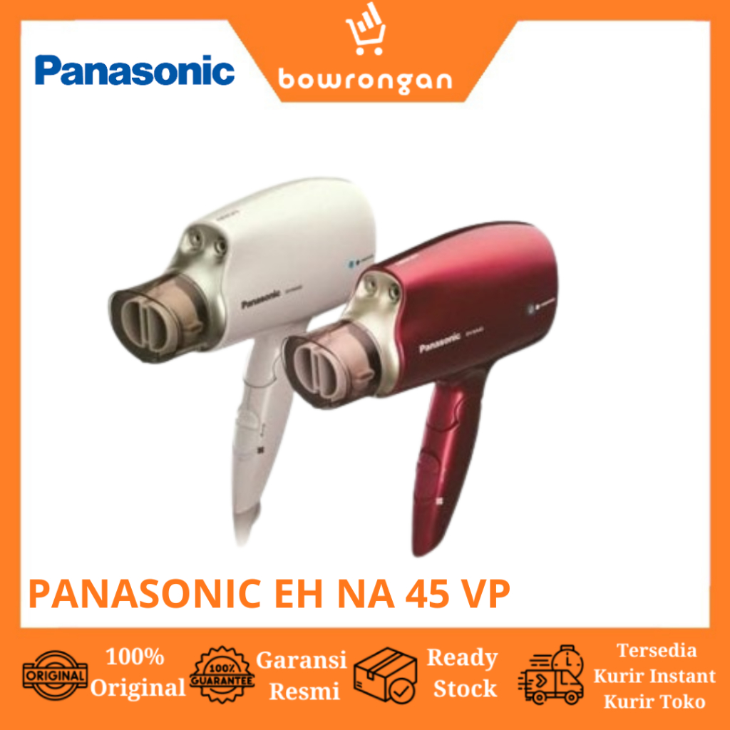 Jual Panasonic EH-NA45-W415 Hair Dryer Nanoe Series + Platinum Ion [1600 W] | Shopee Indonesia