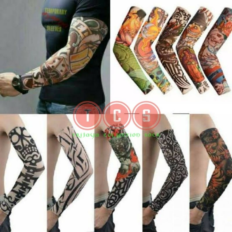 Jual (Grosir) 1 Lusin Manset Lengan Tattoo Pria Dewasa | Shopee Indonesia