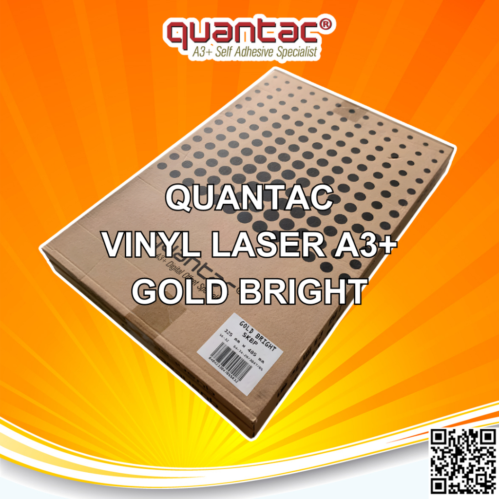 Jual Quantac Sticker VInyl A3+ Metalize Silver | Gold Bright | Matte ...