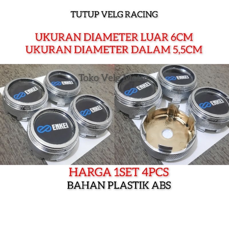 Jual Dop Roda Tutup Velg Racing Tabung Chrome Silinder Kecil Motif ...