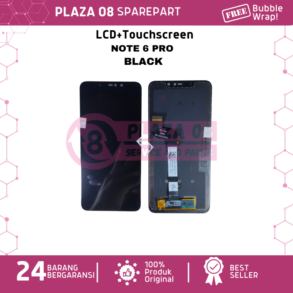 Jual LCD + Touchscreen RED NOTE 6 PRO (BLACK) | Shopee Indonesia