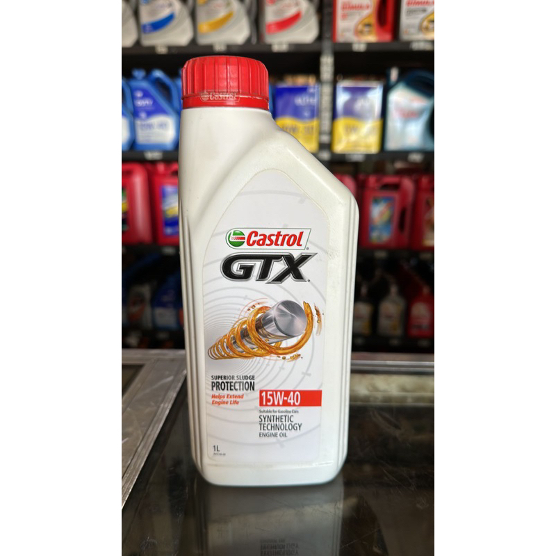 Jual OLI CASTROL GTX ENGINE OIL 15W-40 UNTUK MOBIL BENSIN 1 Liter ...