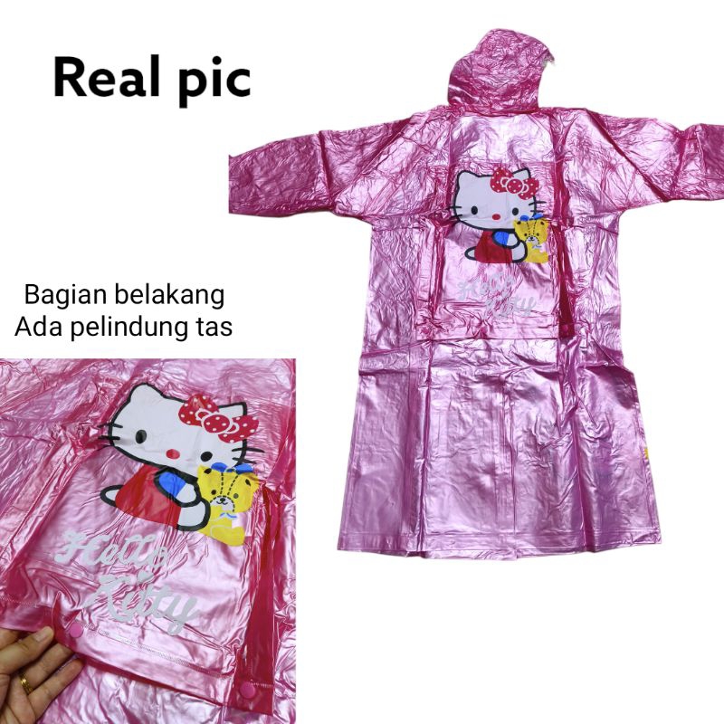 Jual JAS HUJAN TERUSAN RAINCOAT HELLO KITTY | Shopee Indonesia