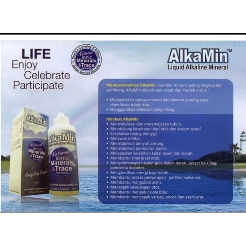 Jual ALKAMIN NATURAL IONIC MINERAL & TRACE ELEMENTS | Shopee Indonesia