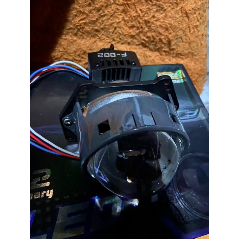Jual lampu motor atau mobil 3inc f-002 biled projector AES original ...