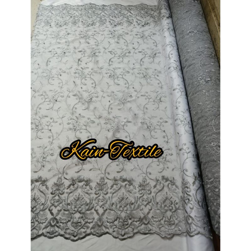 Jual Kain Tile Pinggiran/Tile Mutiara/Bahan Kebaya Harga Per 0,5m ...