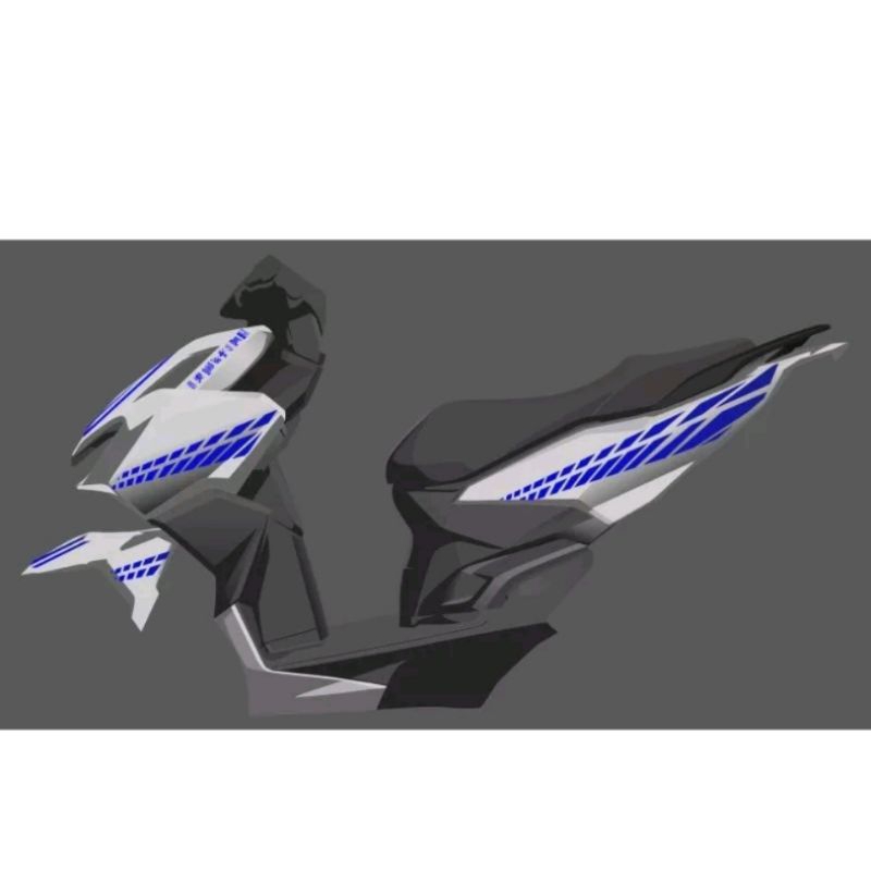 Jual STRIPING TRANSPARAN VARIO 160 CUSTOM FAST & FURIOUS NISSAN SKYLINE ...