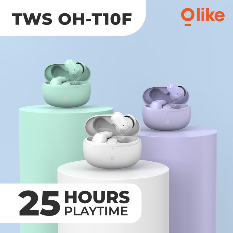 Jual OLIKE OH-T10F TRUE WIRELESS BLUETOOTH EARPHONE EARBUDS TWS HEADSET - GARANSI 1 TAHUN ...