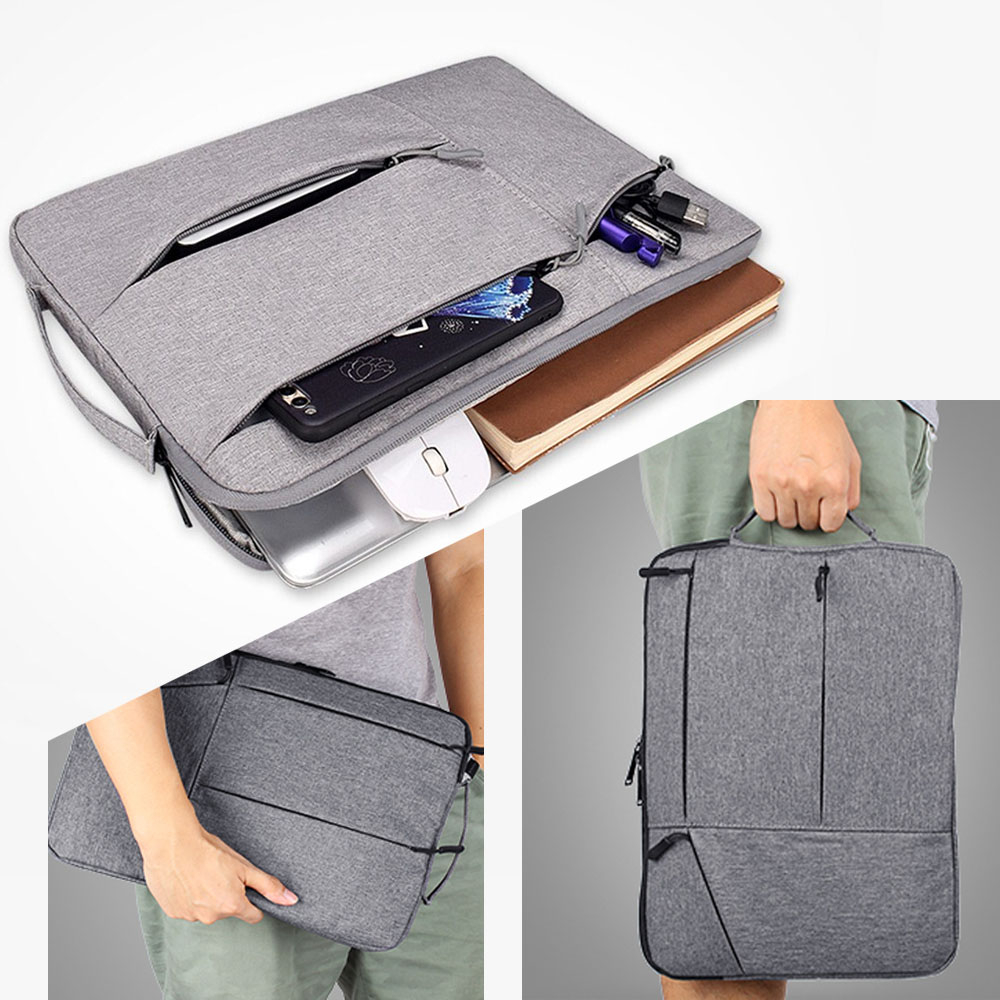 Jual DEALCASE Sarung Slave Tas Laptop Banyak kantong Simple 11 12 13 14 ...