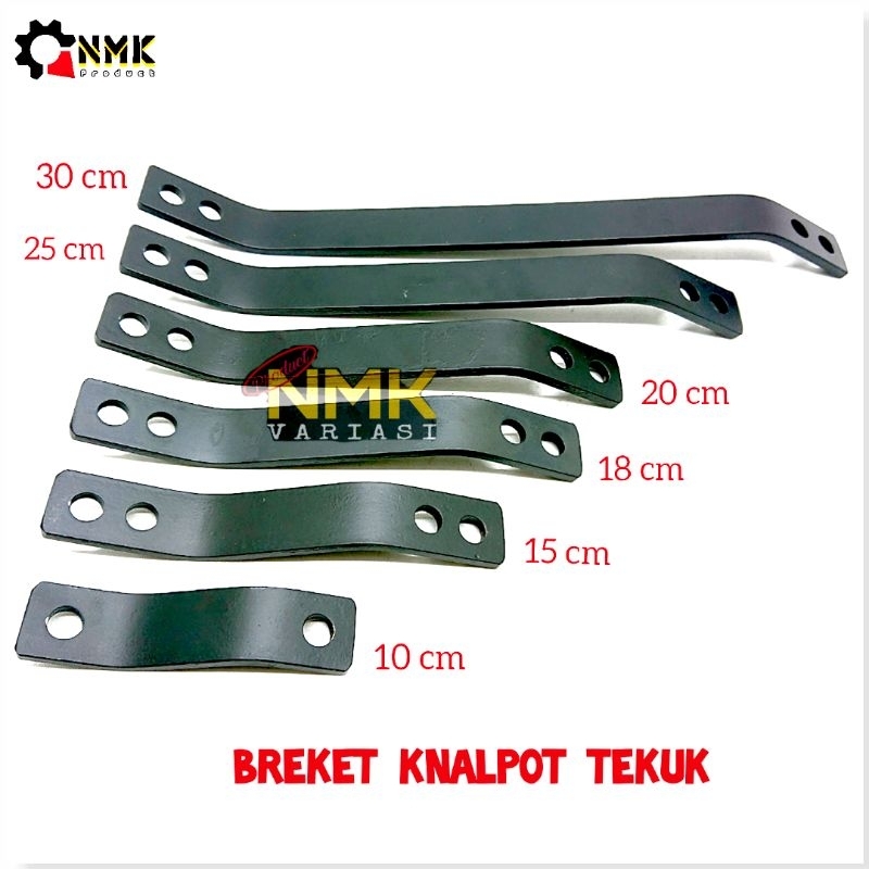 Jual Breket Knalpot Plat Besi Tebal Lubang 10mm Tekuk Universal Motor ...
