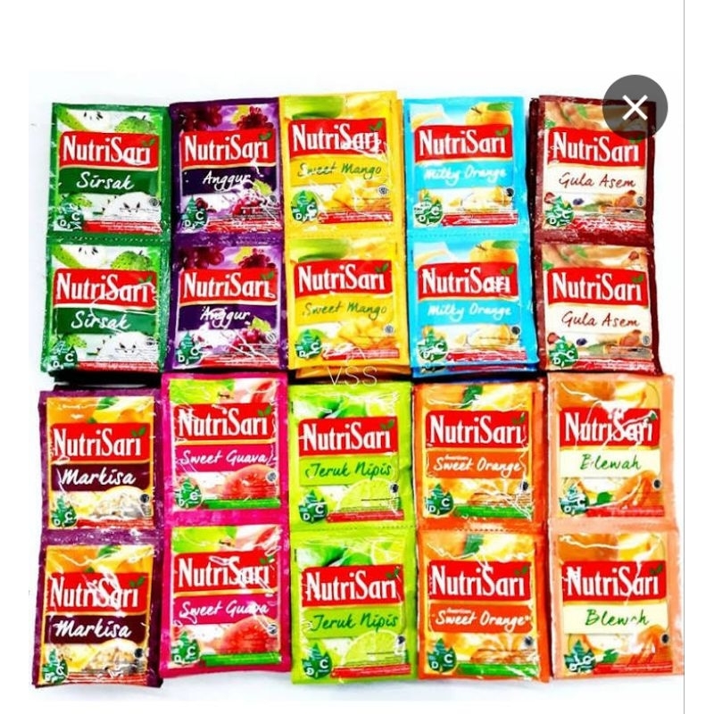 Jual NUTRISARI BERBAGAI MACAM RASA | Shopee Indonesia
