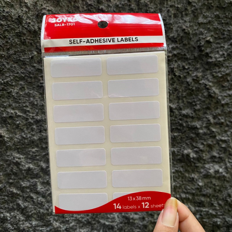 Jual [1 Bungkus 12 Lembar] Label Sticker Joyko Self Adhesive Labels