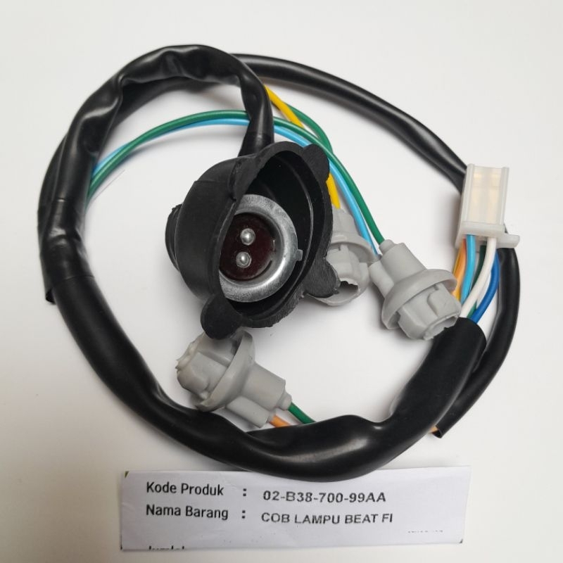 Jual Piting lampu atau kabel soket lampu depan lampu sen depan Beat fi ...