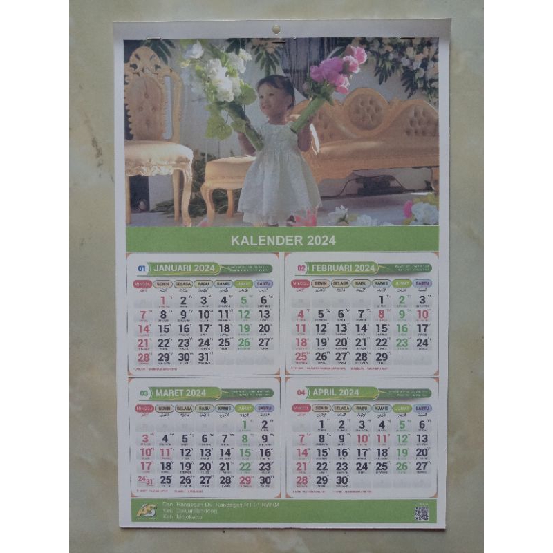 Jual Kalender 2024 Ukuran F4 Murah | Shopee Indonesia