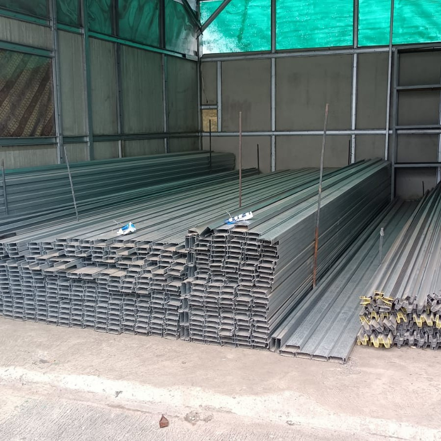 Jual KENCANA Baja Ringan C75 0.75 0,75 Kanal C Rangka Atap Galvalum SNI ...