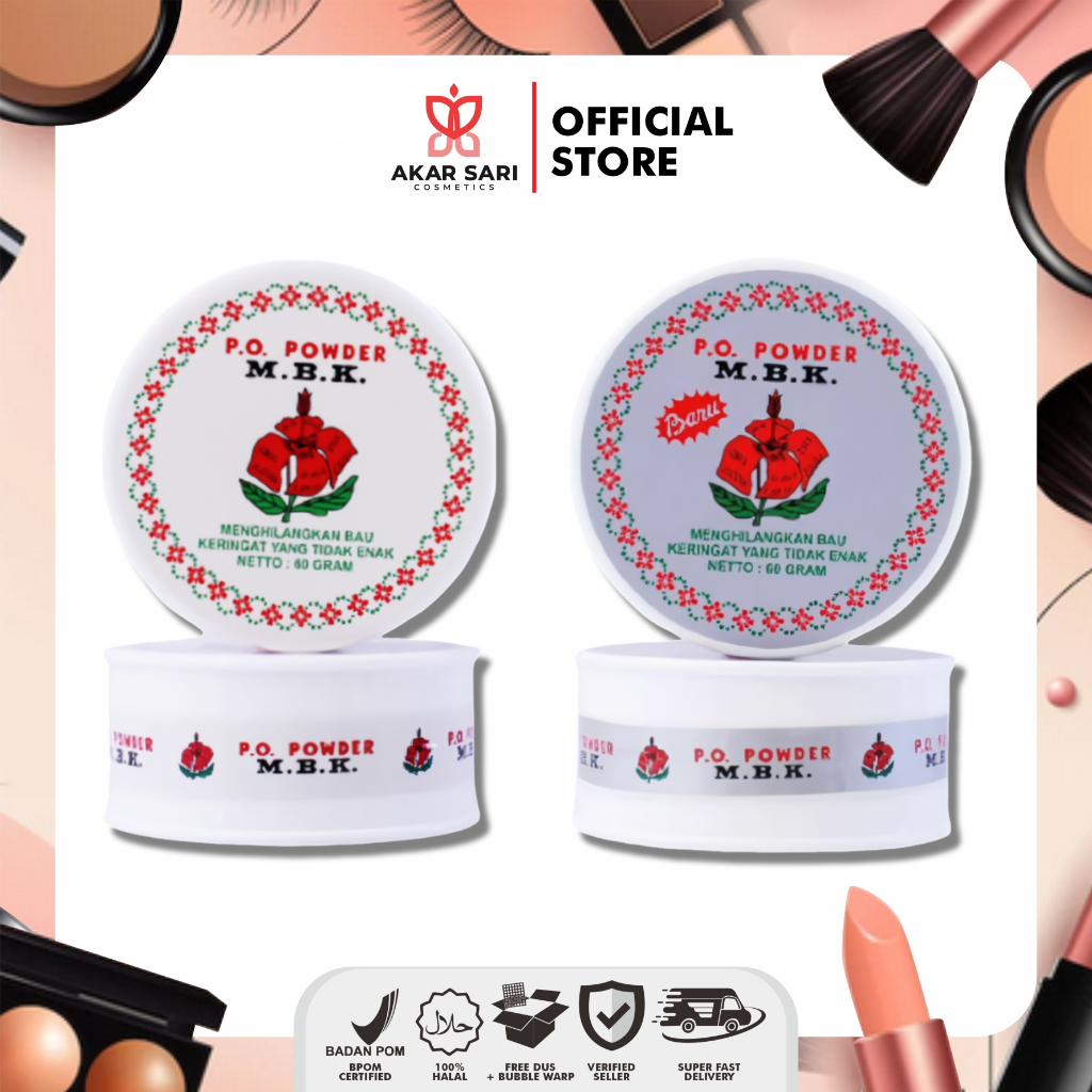 Jual MBK POWDER TIN - Bedak Tabur M.B.K 60 gr - Putih | Silver | Shopee Indonesia