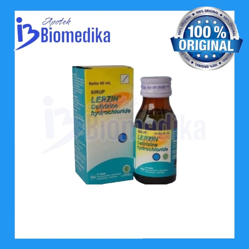 Jual LERZIN SIRUP 60 ML obat gatal | Shopee Indonesia