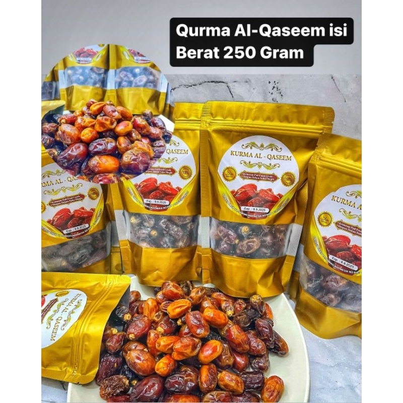Jual KURMA AL - QASEEM ISI 250 GRAM PACK | Shopee Indonesia
