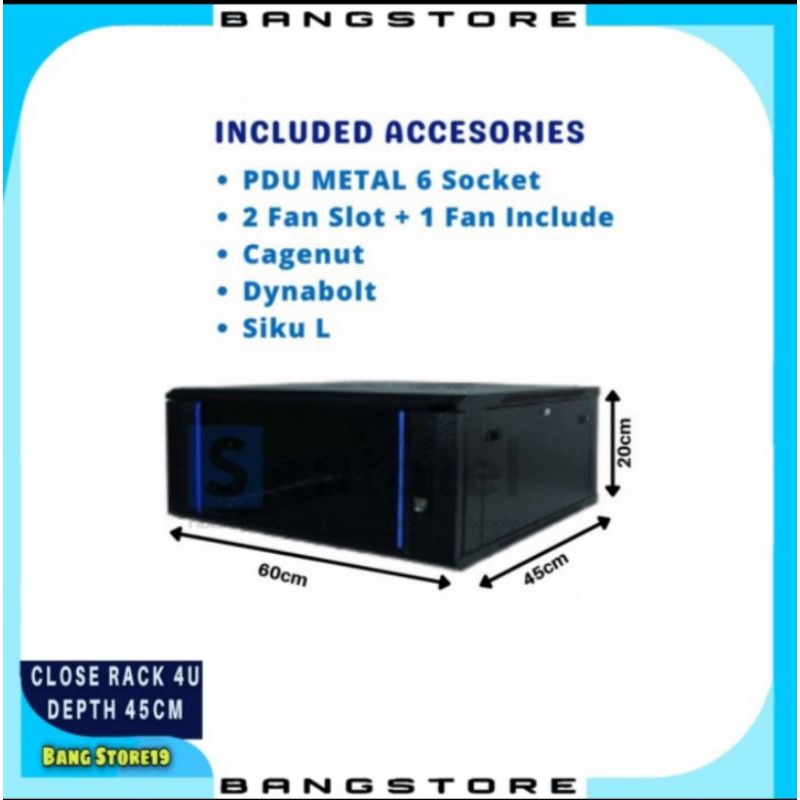 Jual Close Rack 4U / Rack Server 4U Depth 45 cm | Shopee Indonesia