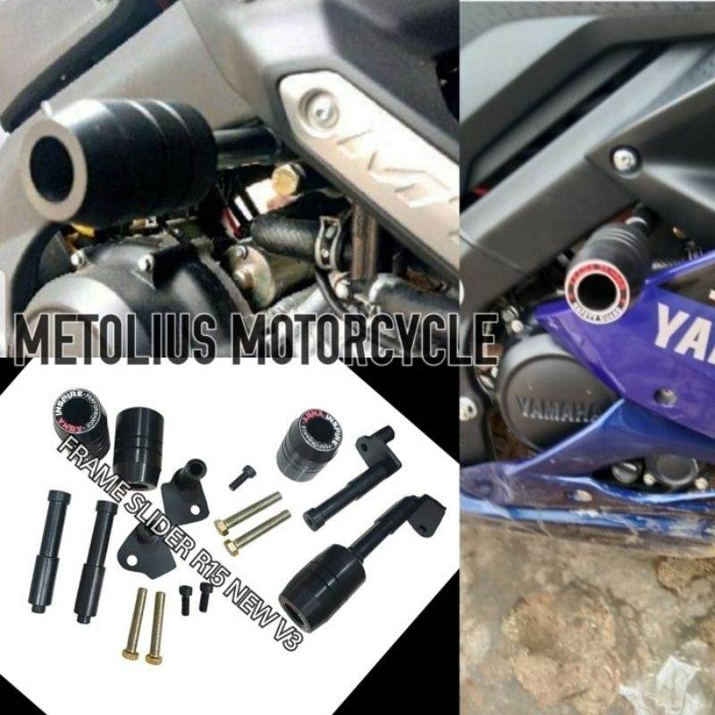 Jual frame slider mt15 pelindung body mt25 pengaman fairing yamaha mt15 ...