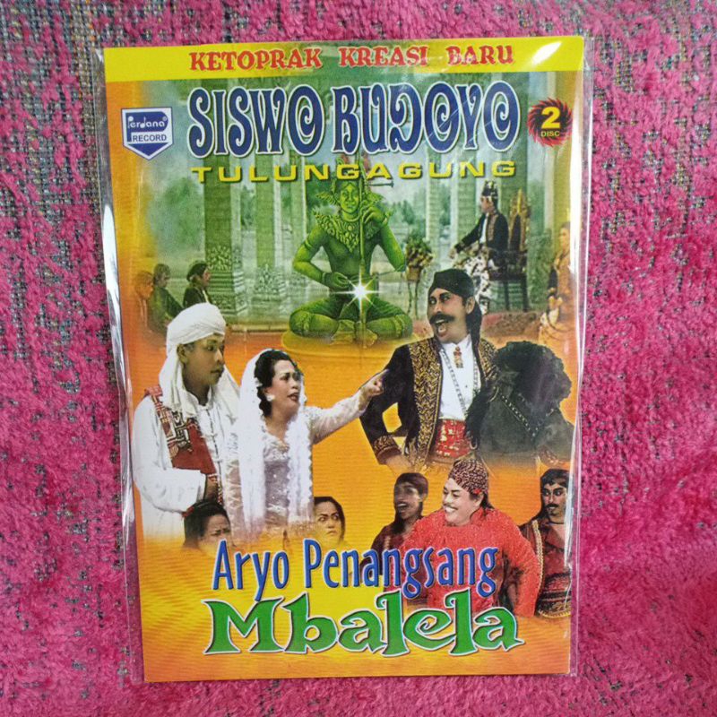 Jual KASET VCD KETOPRAK SISWO BUDOYO ARYO PENANGSANG MBALELA 2DISC | Shopee Indonesia