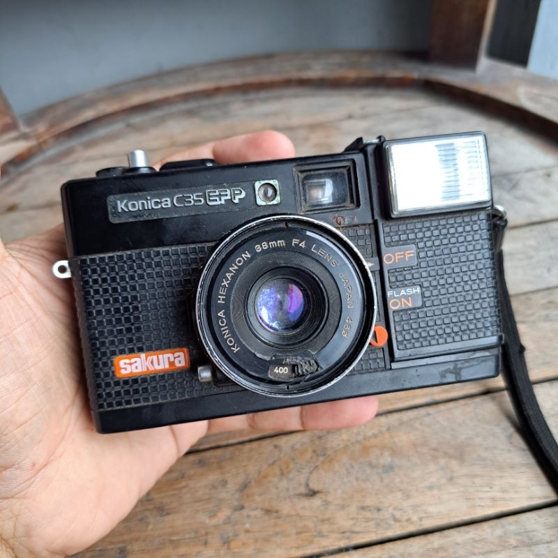 Jual kamera analog konica c35 efp off jadul vintage antik | Shopee ...
