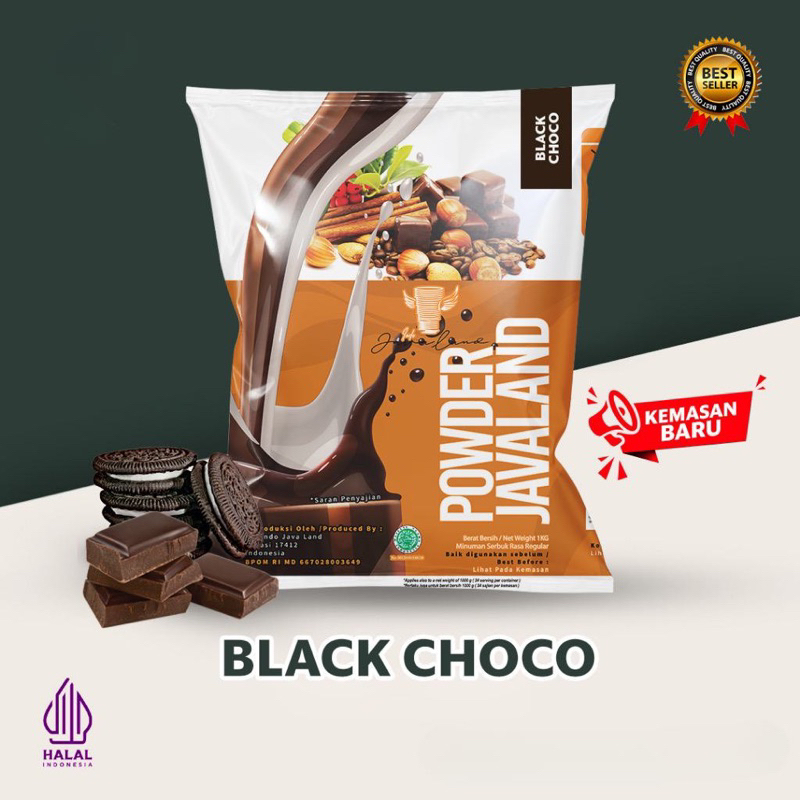 Jual Bubuk Regular Javaland Black Choco / Choco Owreo 1 Kg | Shopee ...