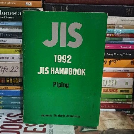 Jual BUKU ORIGINAL JIS 1992 JIS HANDBOOK Piping Japanese Standards ...