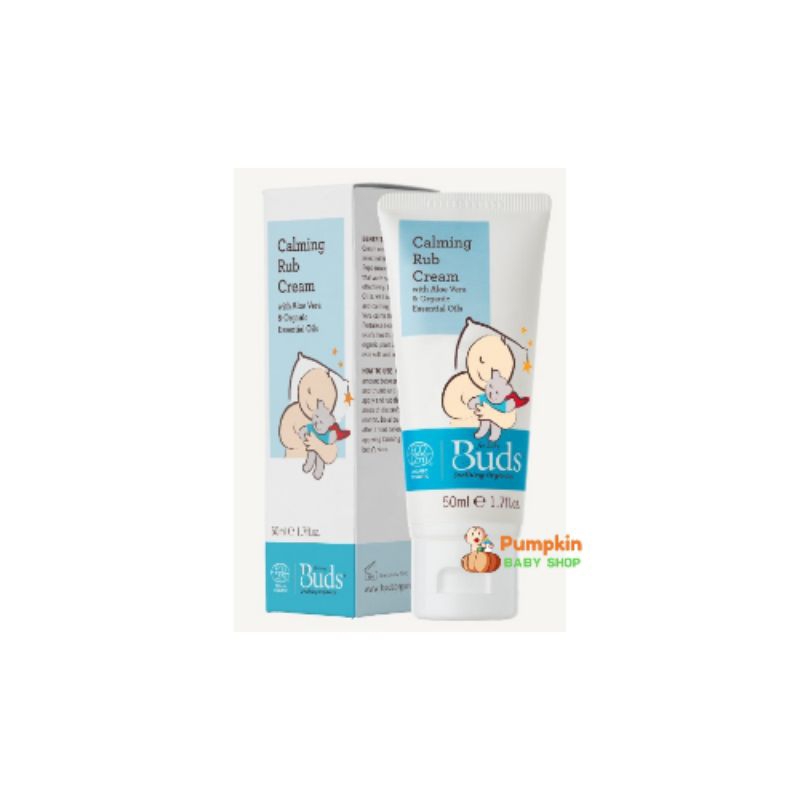 Jual Buds Soothing Organics Baby Calming Rub Cream 30ml / 50ml | Shopee ...