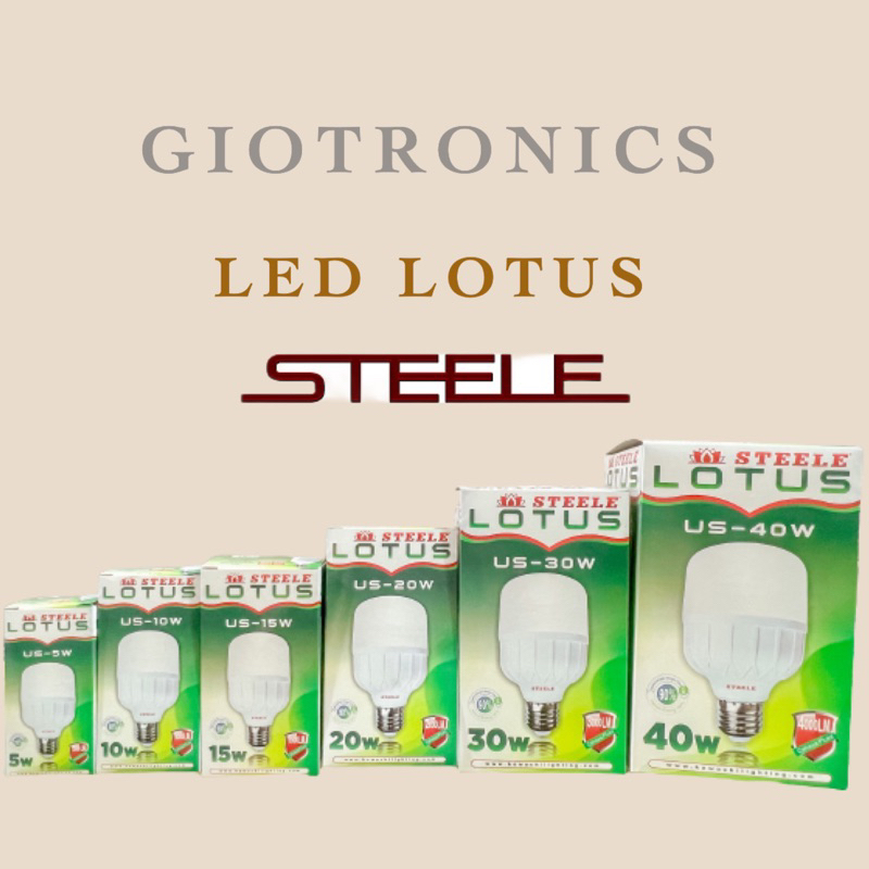 Jual LED STEELE LOTUS Bergaransi 5watt 10watt 15watt 20watt 30watt ...