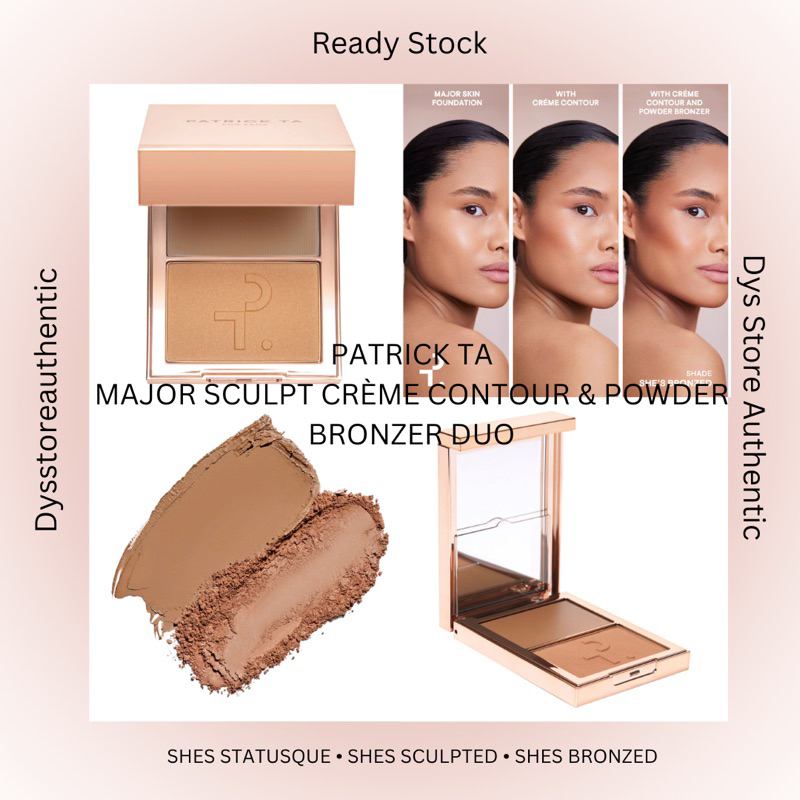 Jual READY STOCK PATRICK TA MAJOR SCULPT CRÈME CONTOUR & POWDER BRONZER ...