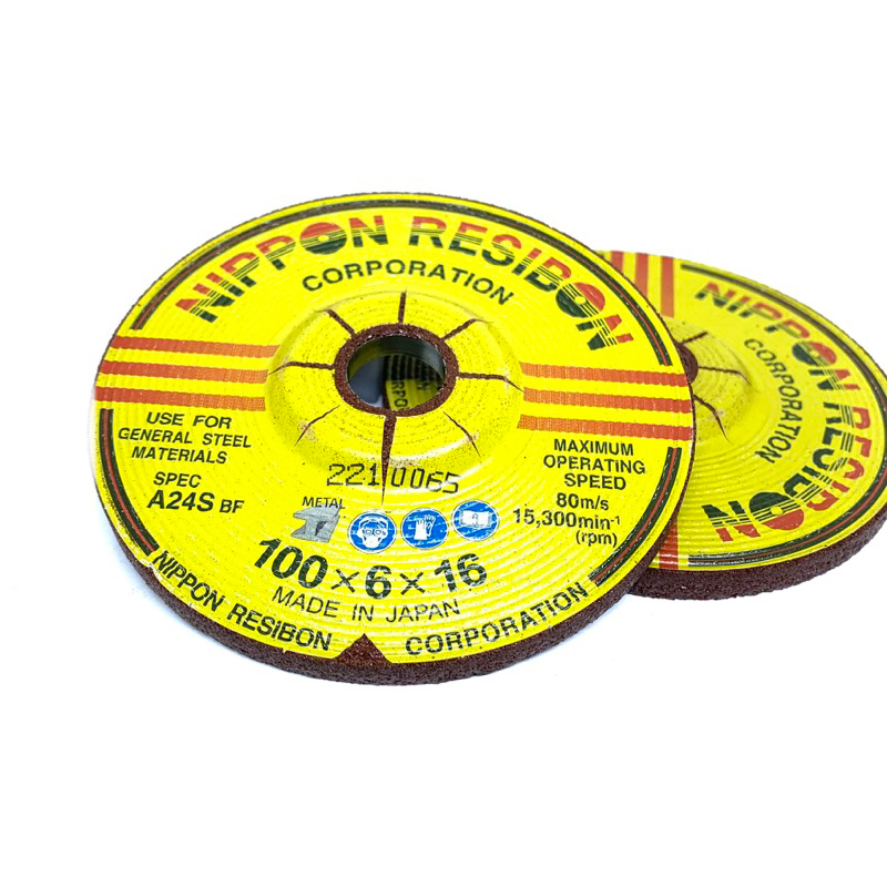 Jual Nippon Resibon 4" batu gerinda Poles 100x6x16 grinding wheel 4 ...