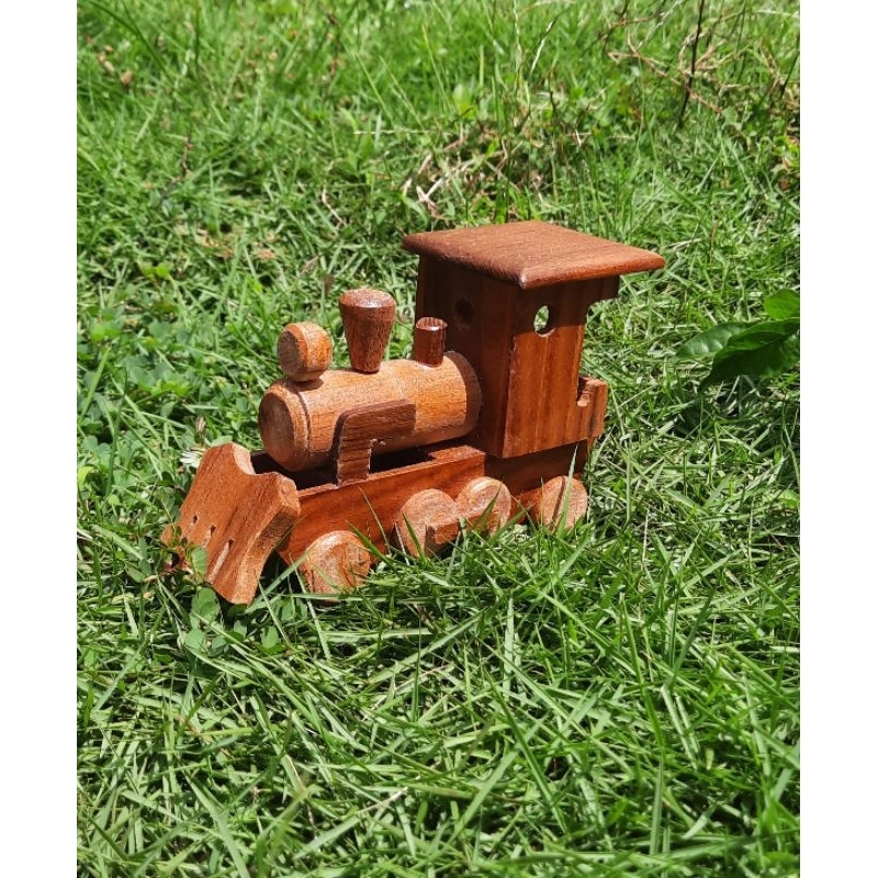 Jual MINIATUR KERETA LOKOMOTIF DARI KAYU | Shopee Indonesia