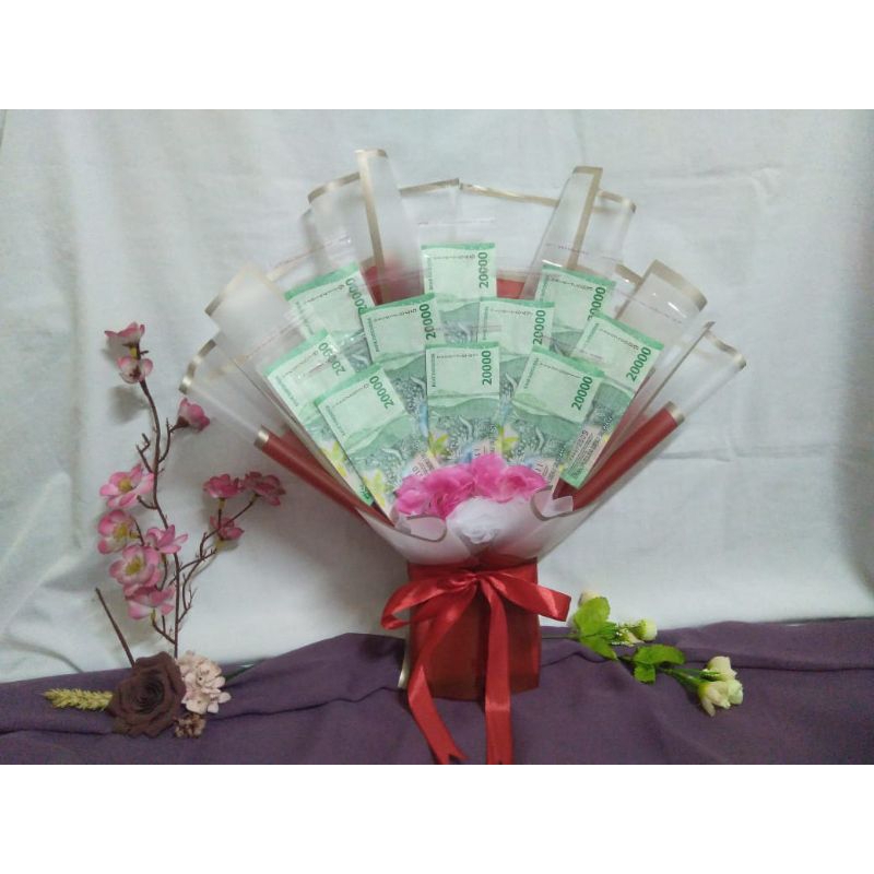 Jual Buket uang kosong / Bouquet money / Kerangka buket / buket wisuda ...