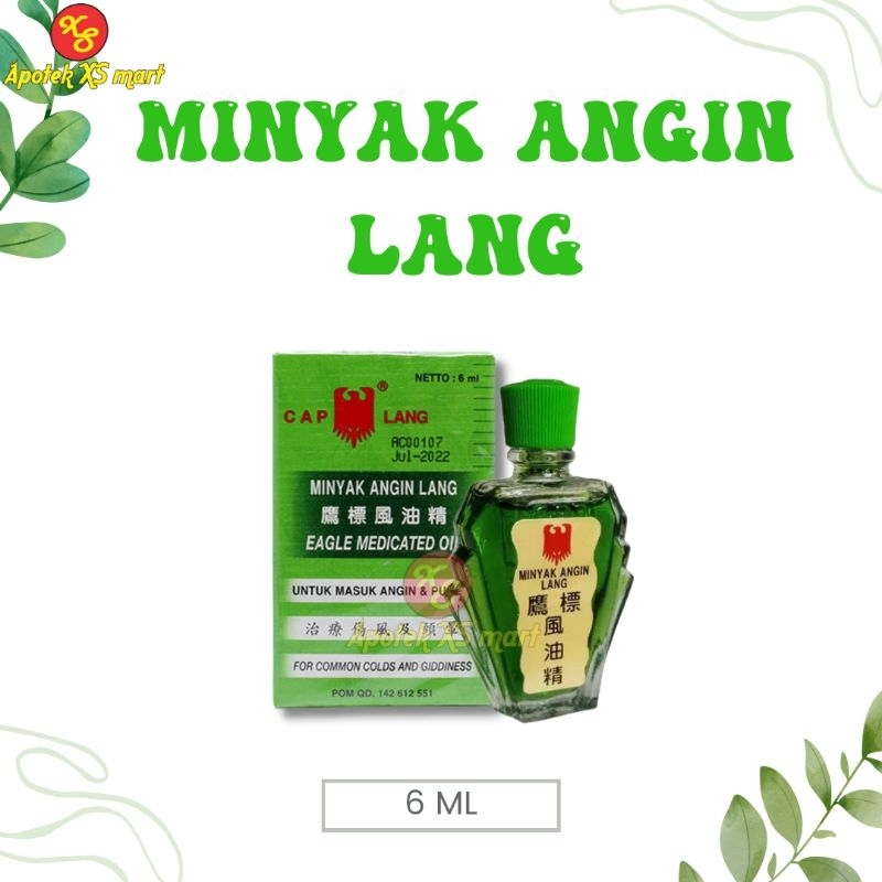 Jual MINYAK ANGIN LANG 6 ML - MENGATASI MASUK ANGIN PUSING MUAL PEGAL ...