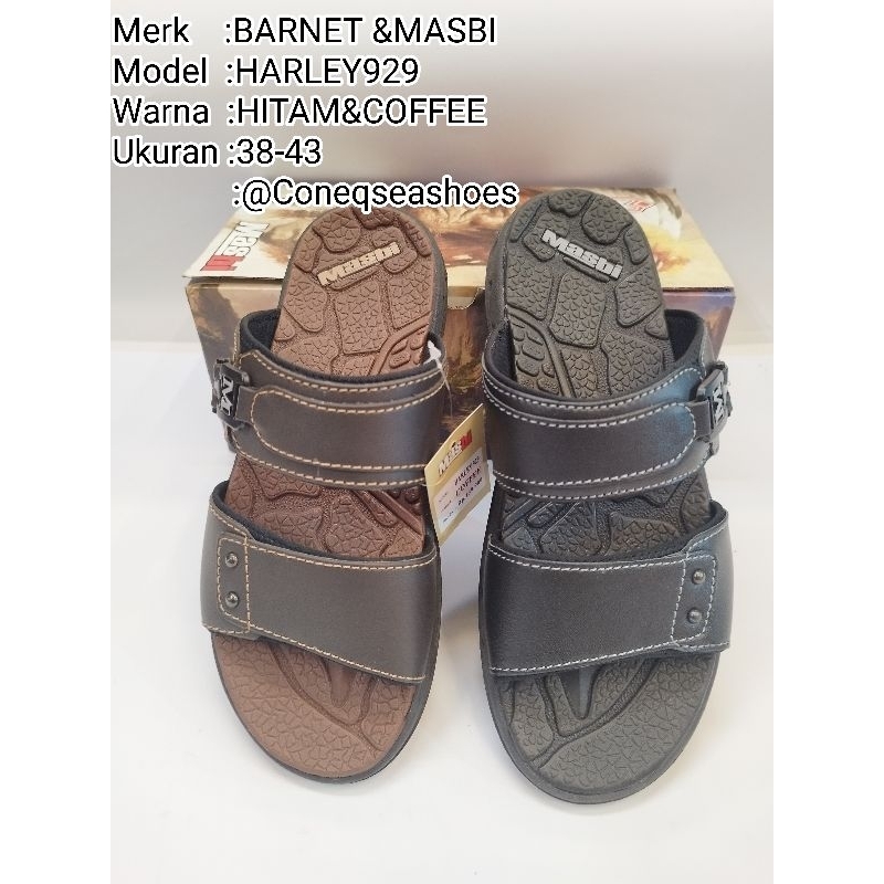 Jual SALDAL PRIA BARNET DAN MASBI HARLEY929 ORIGINAL | Shopee Indonesia